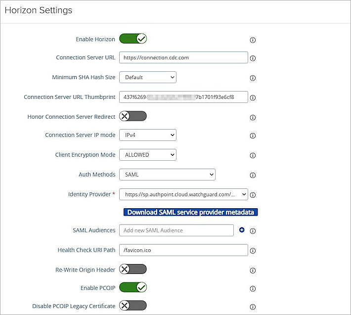 VMware Unified Access Gateway Integration with AuthPoint